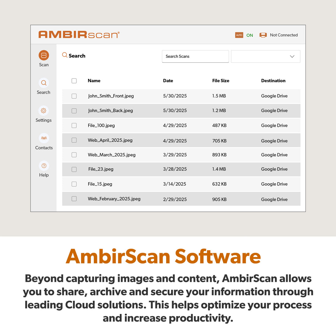 Simplex ID Card Scanner w/ AMBIRscan (PS667-AS)