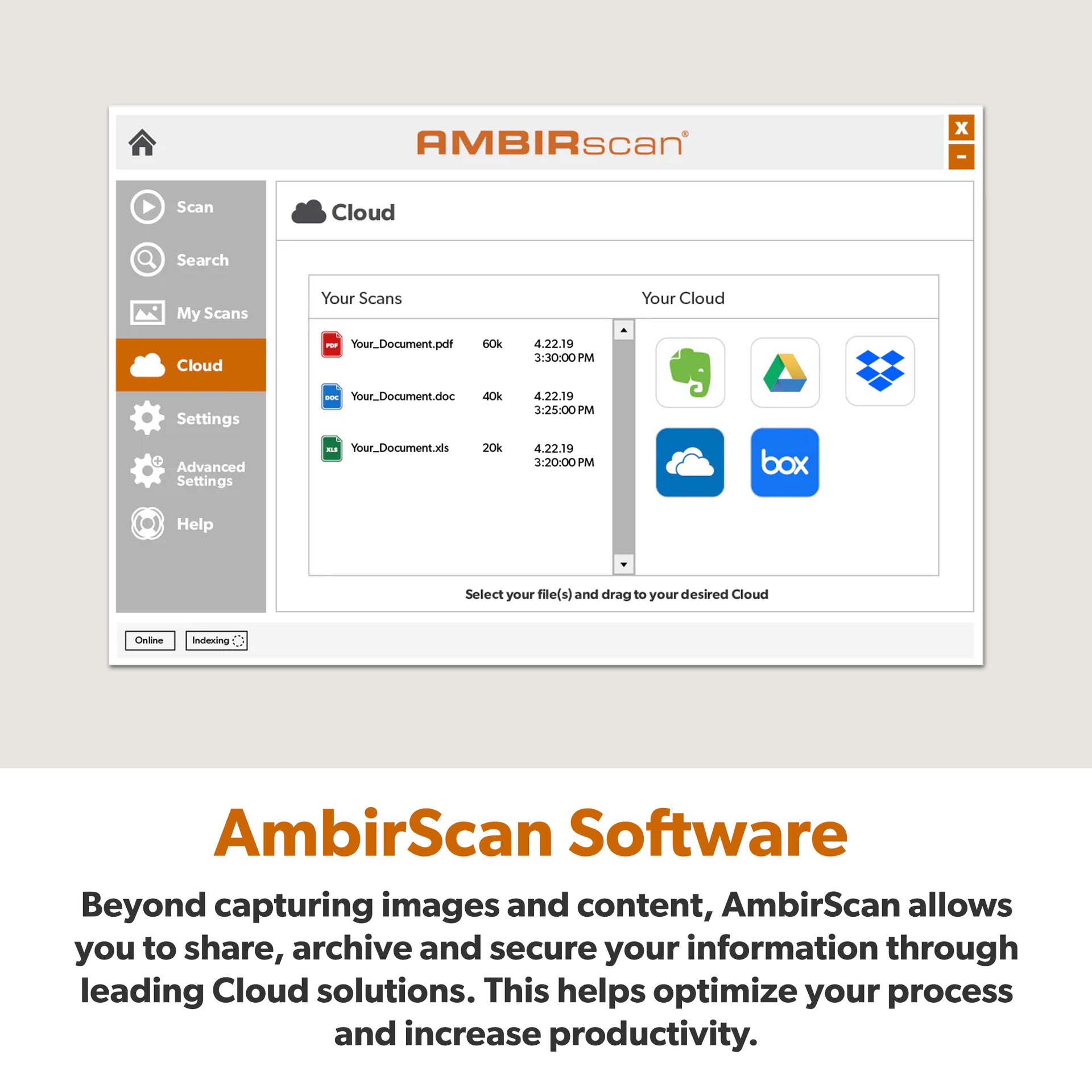 Simplex ID Card Scanner w/ AmbirScan (PS667-AS)