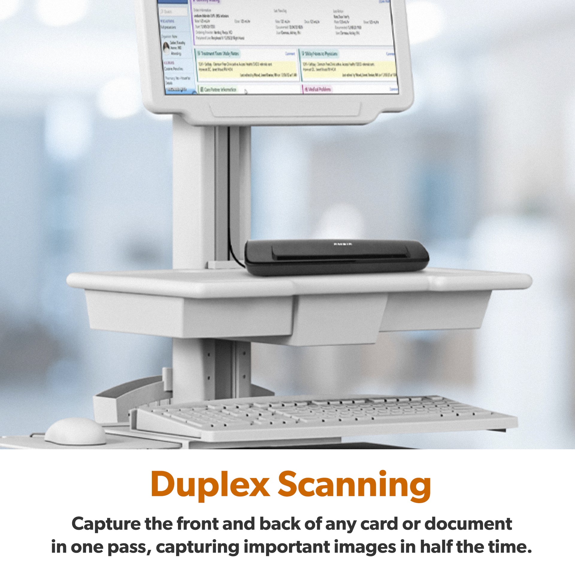 ImageScan Pro 490i Duplex ID Card and Document Scanner w/AMBIRscan for