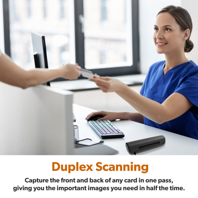 Duplex A6 ID Card Scanner with AmbirScan (DS687-AS) - Ambir Technology